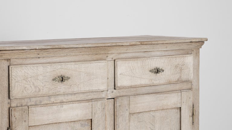 Turn of the Century French Bleached Oak Buffet at 1stDibs
