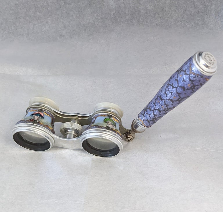 Lemaire Enamel Opera Glasses For Sale at 1stDibs