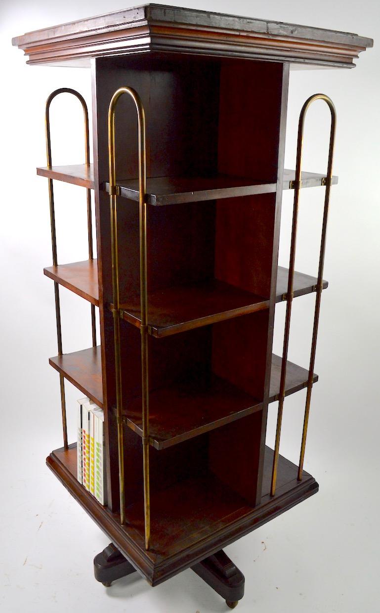 Turn of the Century Revolving Bookcase at 1stDibs