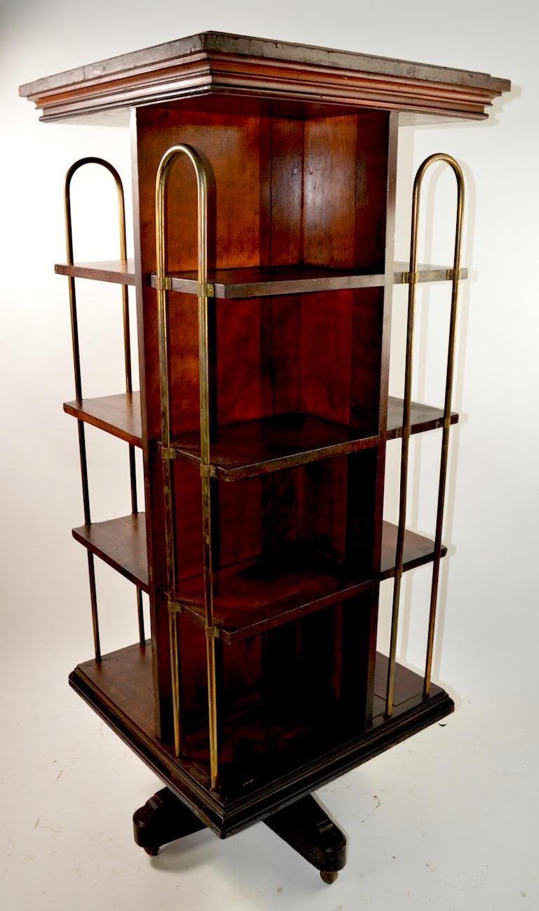 Turn of the Century Revolving Bookcase at 1stDibs