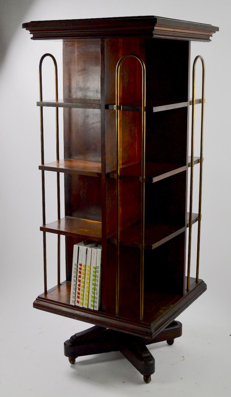 Turn of the Century Revolving Bookcase at 1stDibs