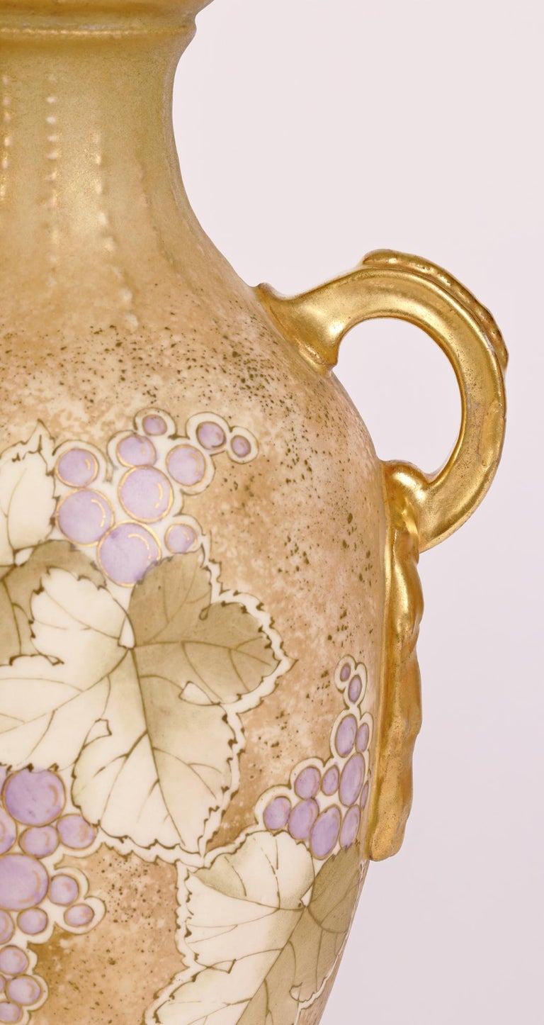 Turn Teplitz RSK Amphora Pair Art Nouveau Hand-Painted Twin Handled ...