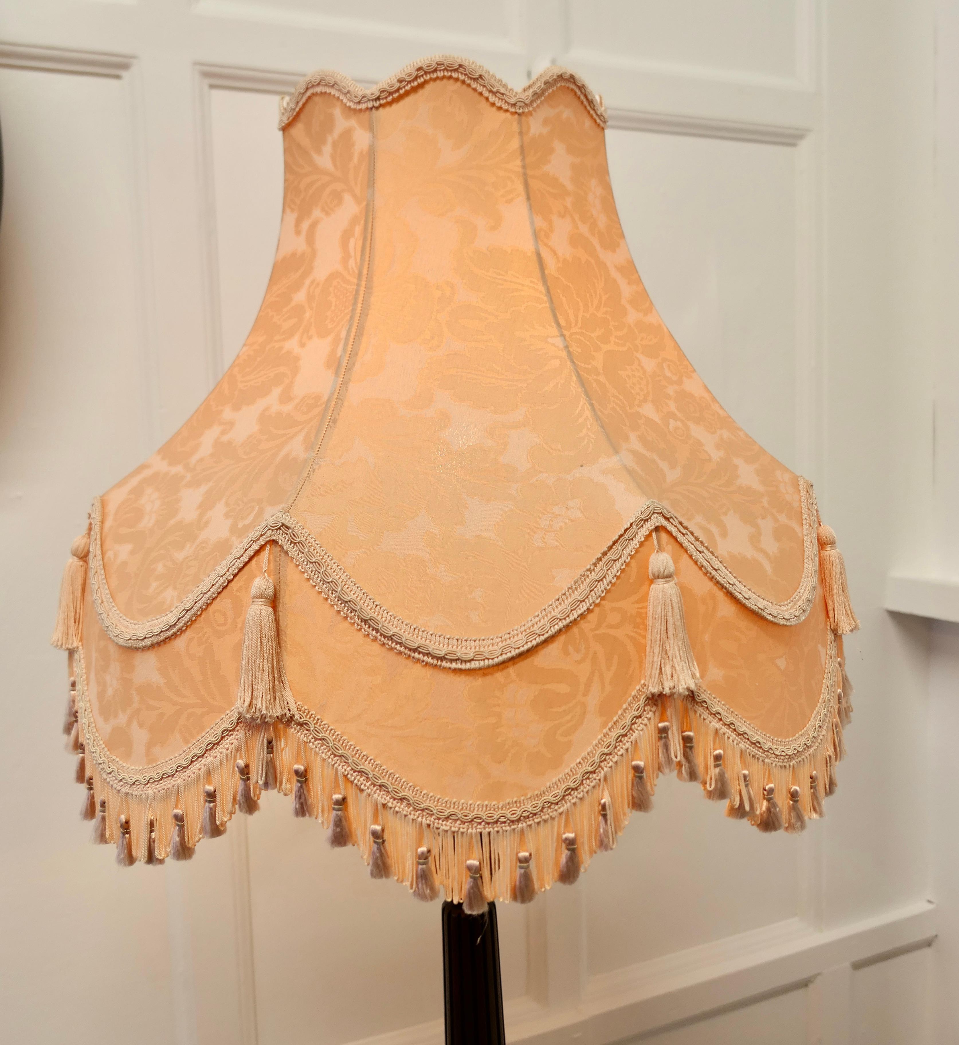 Turned and Fluted Walnut Floor Standing or Standard Lamp For Sale at ...