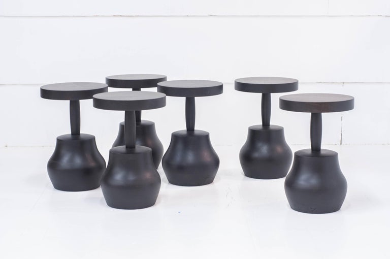 Turned Side Table at 1stDibs