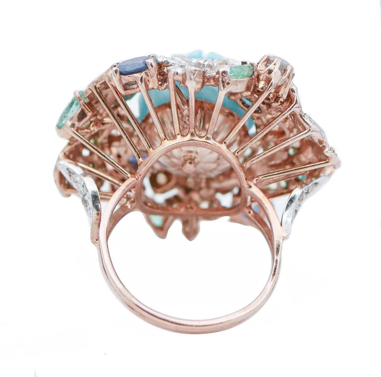 Turquoise, Sapphires, Emeralds, Tsavorite, Diamonds, Rose Gold and ...
