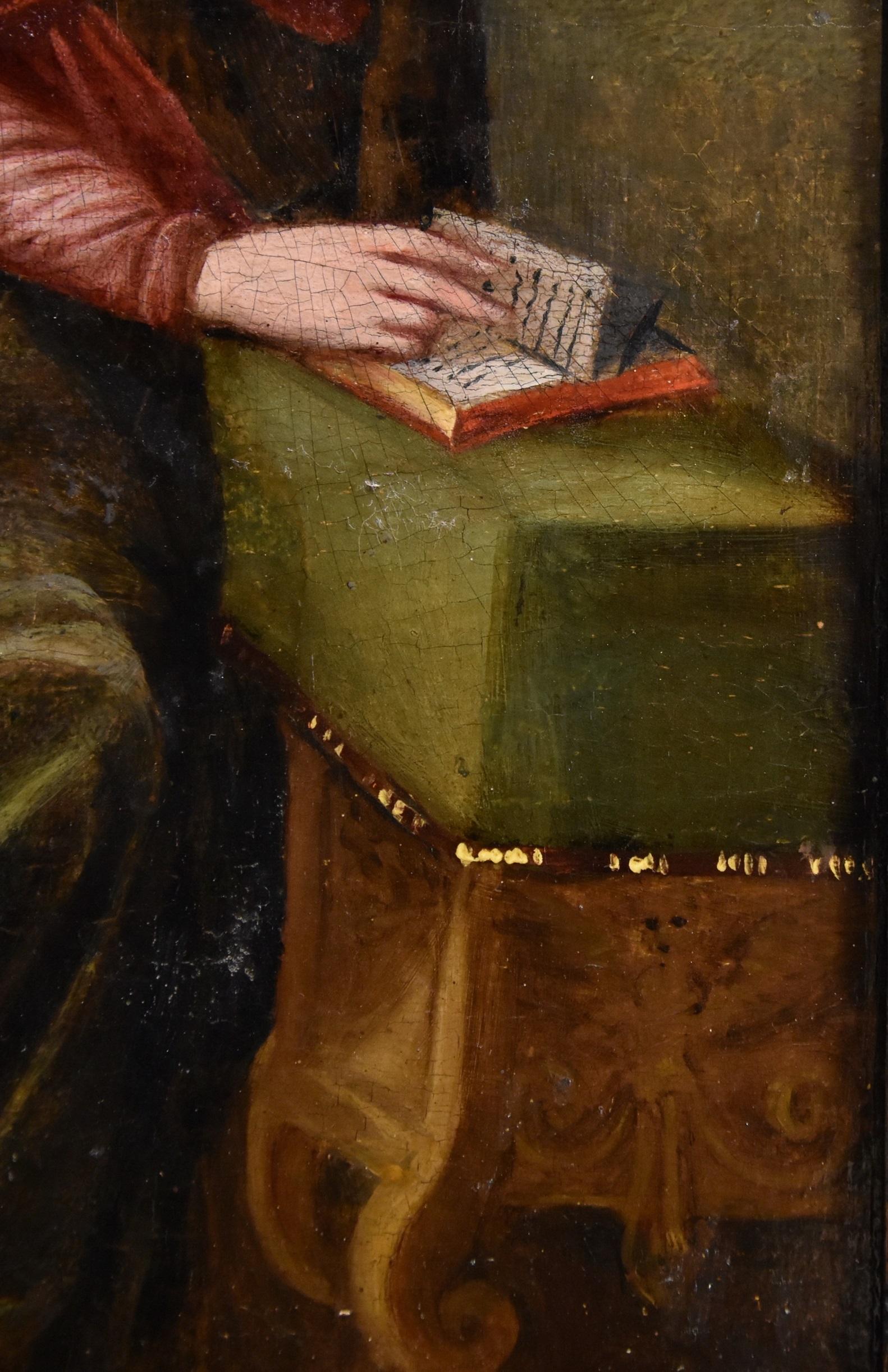 Annunciation Religious Paint Oil on table Tuscan School 16th Century ...