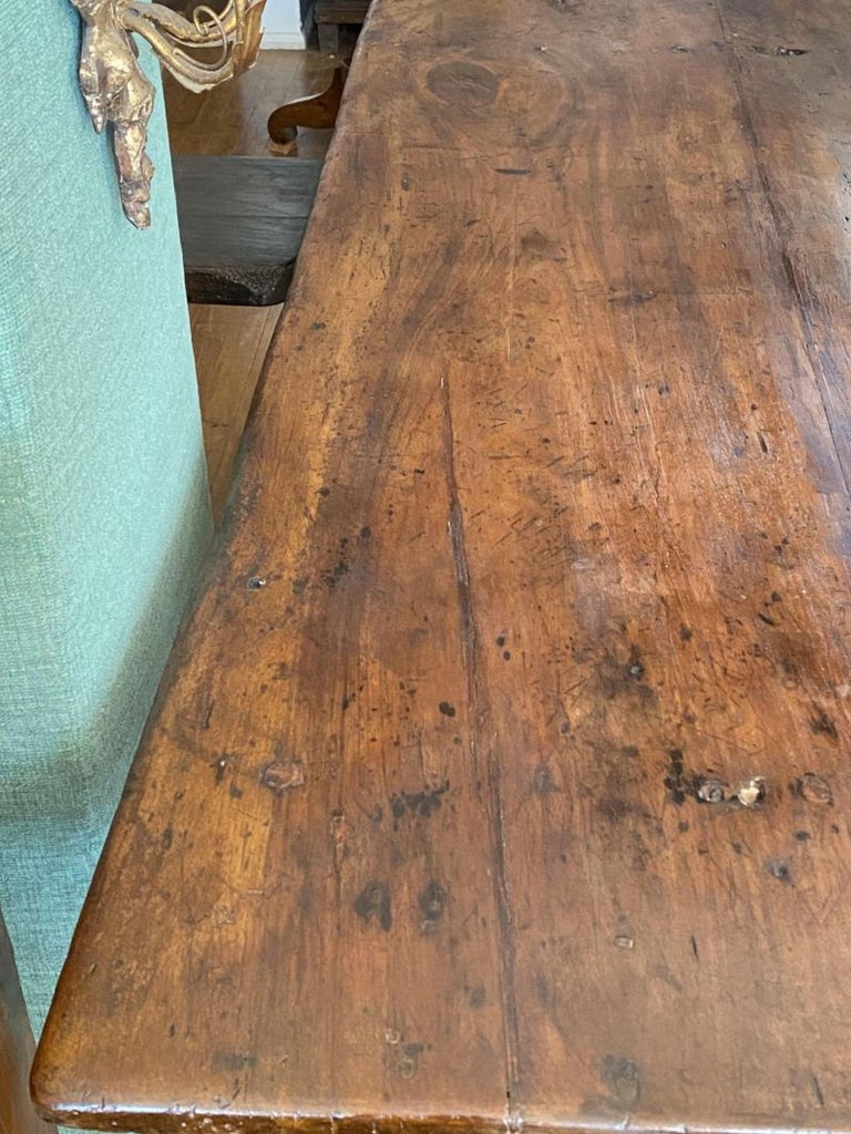 Tuscan Trestle Table, circa 1860 For Sale at 1stDibs