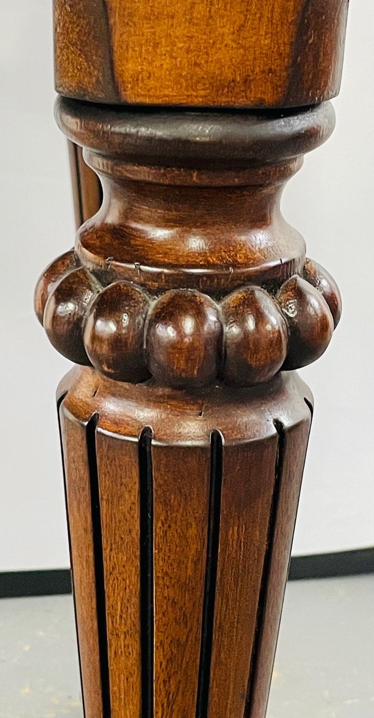 Tuscany Marquetry End Table with Casters by Ethan Allen at 1stDibs