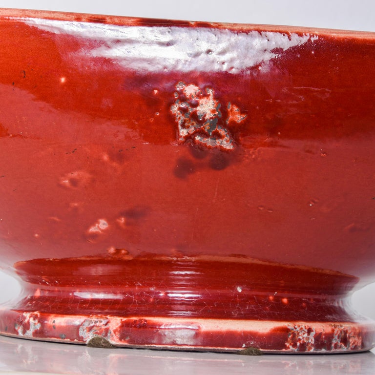 Tuscany Fortunata Red Pottery Large Bowl Made in Italy For Sale at ...
