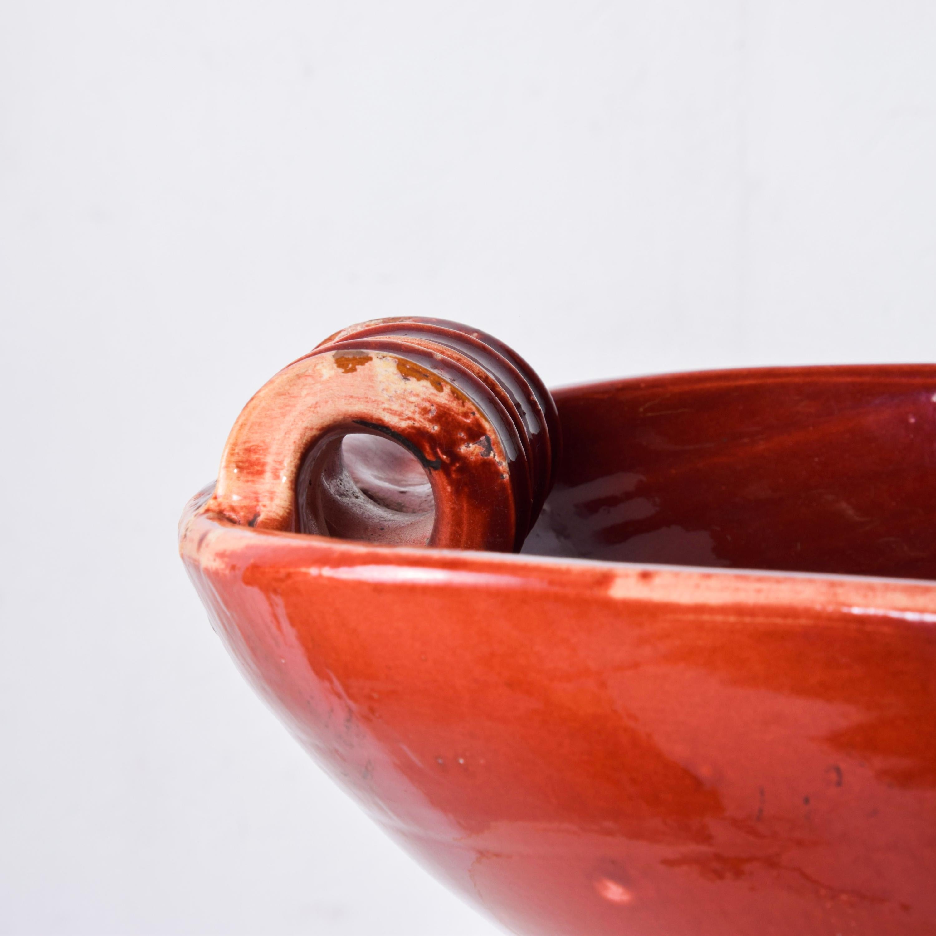 Tuscany Fortunata Red Pottery Large Bowl Made in Italy For Sale at ...