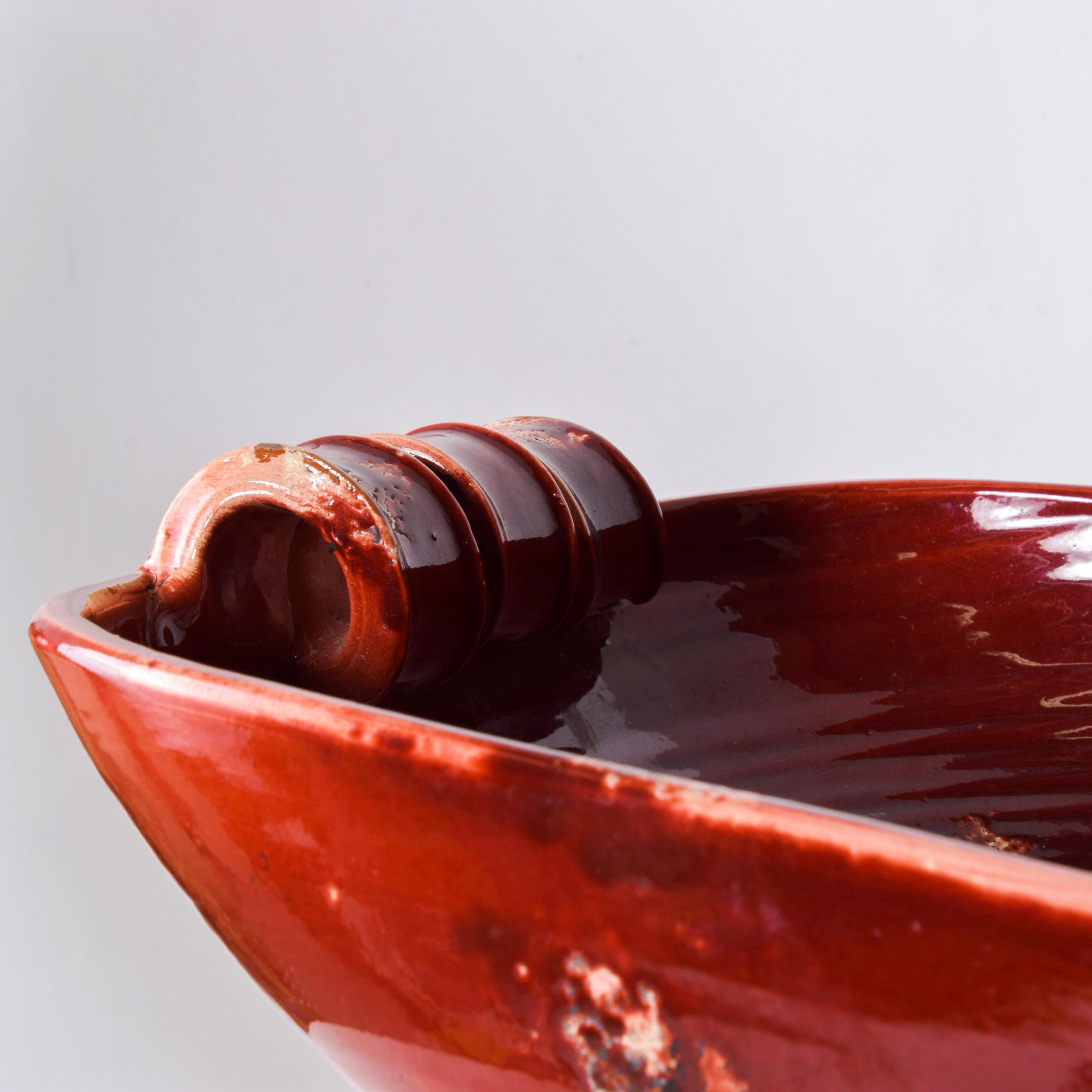 Tuscany Fortunata Red Pottery Large Bowl Made in Italy For Sale at ...