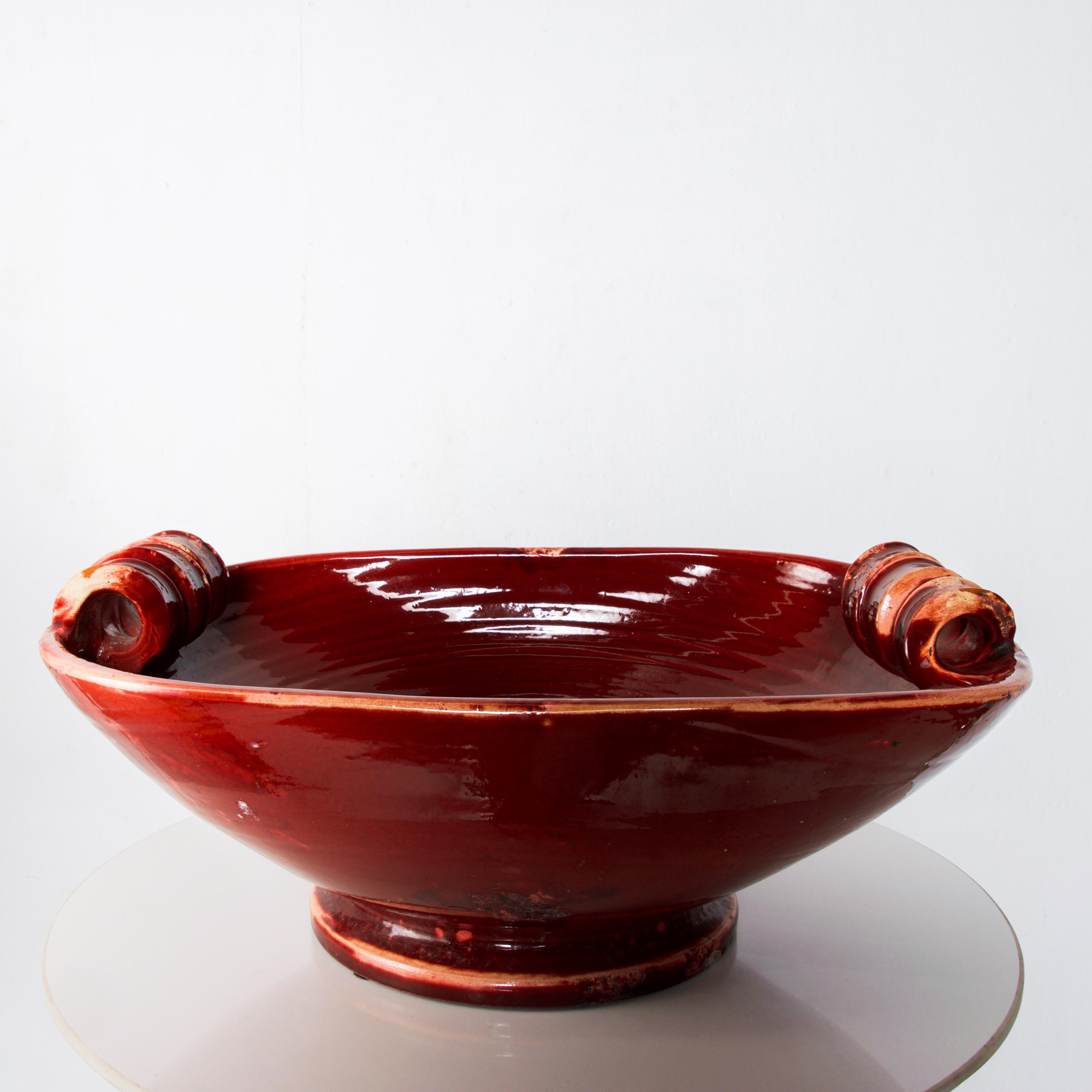 Tuscany Fortunata Red Pottery Large Bowl Made in Italy For Sale at ...