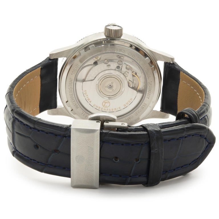 Tutima Stainless Steel Flieger GMT at 1stDibs