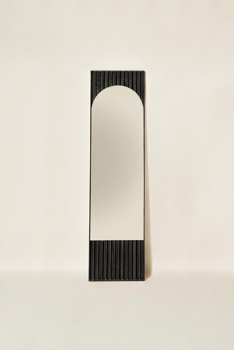 Tutto Sesto Solid Wood Rectangular Mirror, Ash in Natural Finish ...