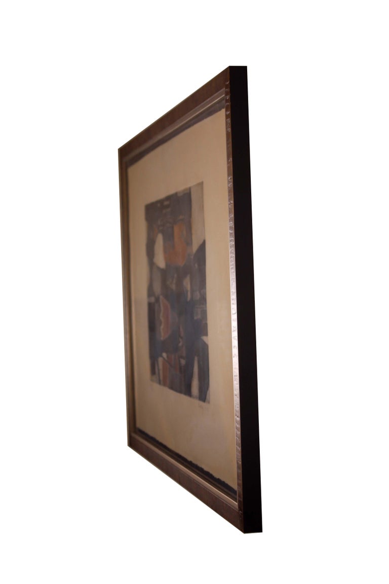 Tuvia Beeri Abstract 1961 Signed Color Etching and Aquatint on Paper ...