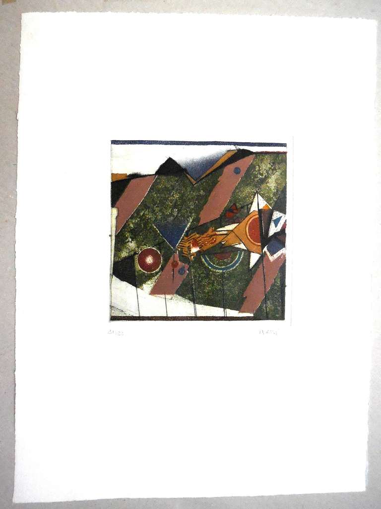 Tuvia Beeri - Untitled Abstract For Sale at 1stDibs
