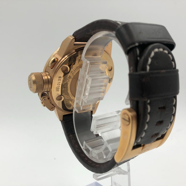 TW Steel CEO Canteen Gold-Plated White Dial Leather Quartz Men's Watch ...