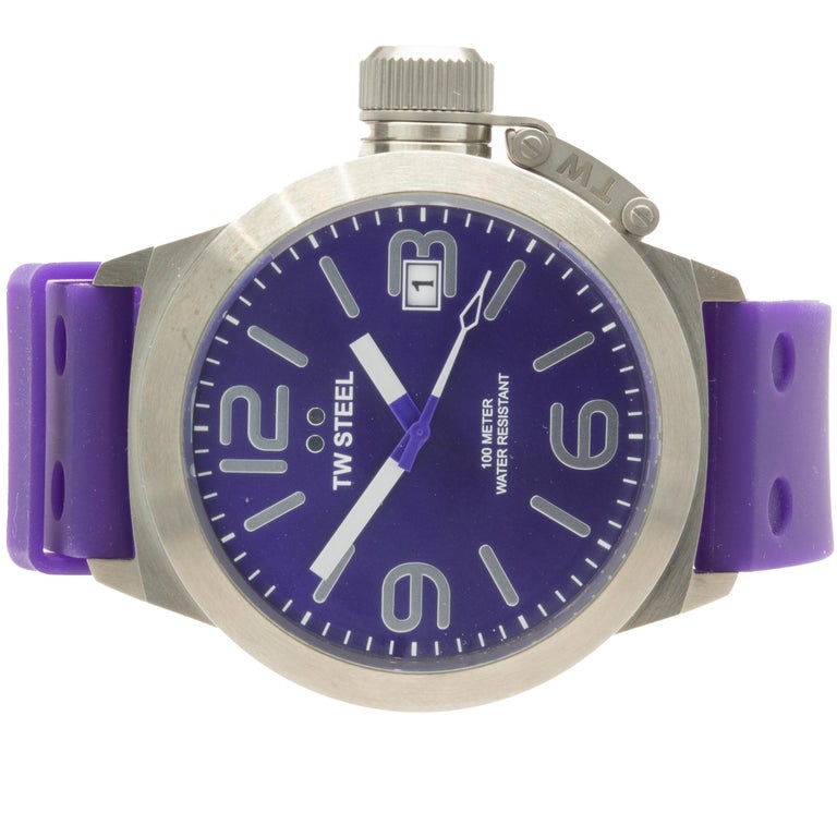 TW Steel Stainless Steel Purple Canteen at 1stDibs