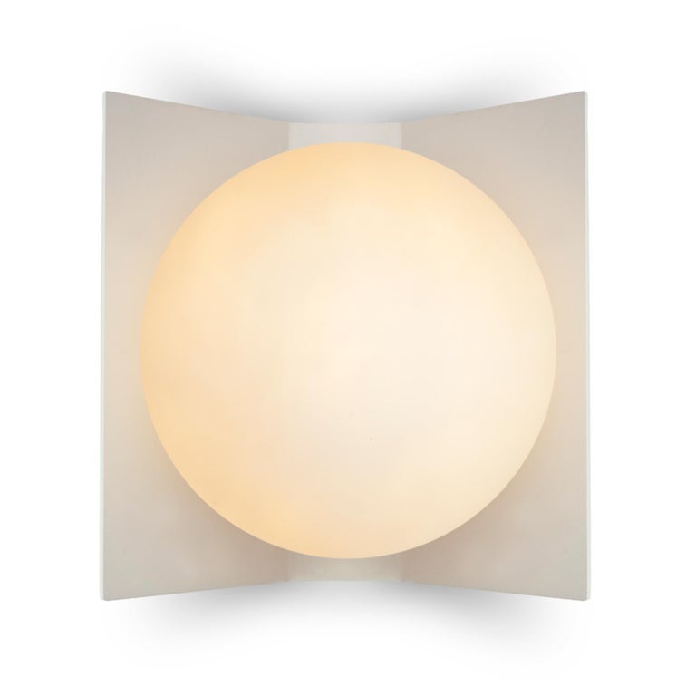 Twain Ex Pure White Wall Light by Lexavala For Sale at 1stDibs