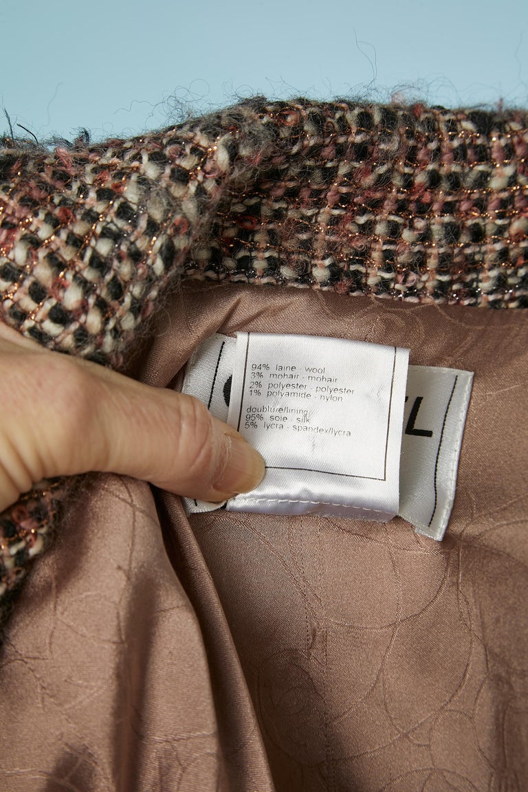 Tweed single-breasted jacket Chanel For Sale at 1stDibs