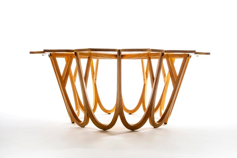 Twelve Leaf Resin Table by Michael Hurwitz For Sale at 1stDibs