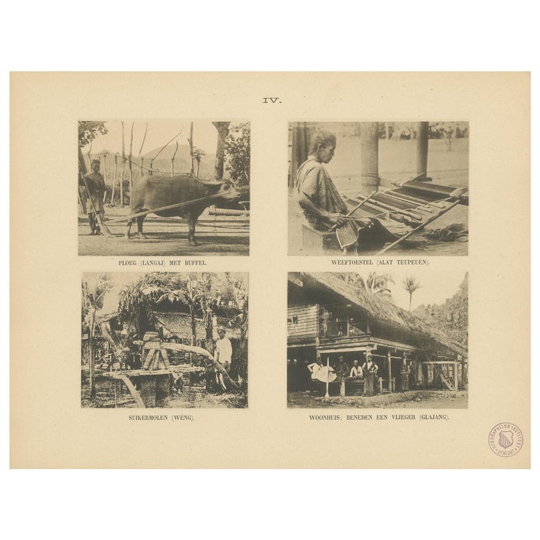 Twelve Prints of Aceh 'Atjeh' Published by E.J. Brill, '1895' For Sale ...
