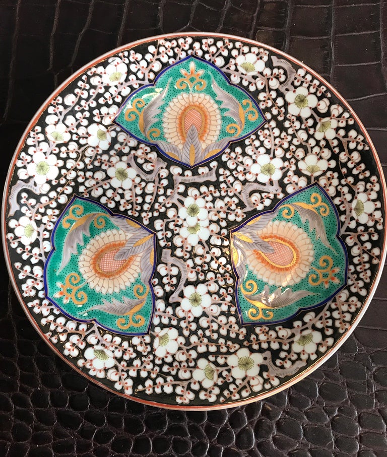 Twelve Vintage Chinese Enamel Plates at 1stDibs
