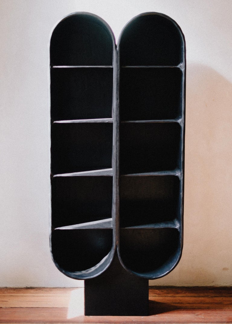 Twin Contemporary Shelving in MDF For Sale at 1stDibs