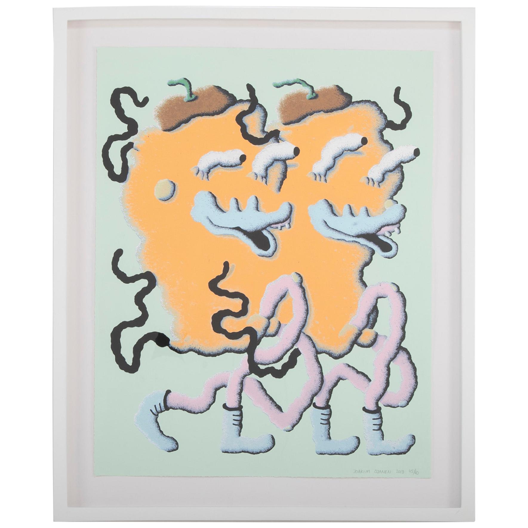 "Twins on a Roll" 10 Color Hand Pulled Screen Print by Joakim Ojanen ...