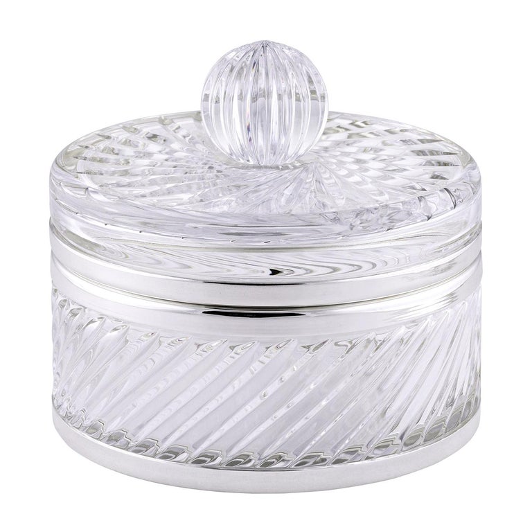 Twist Large Crystal Box For Sale at 1stDibs