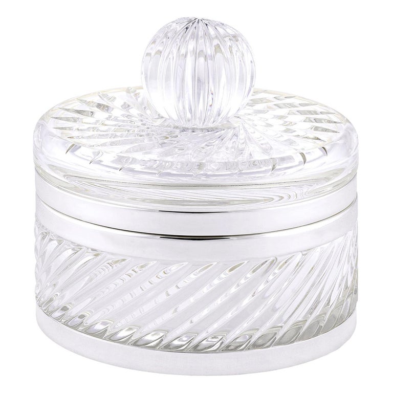 Twist Small Crystal Box For Sale at 1stDibs
