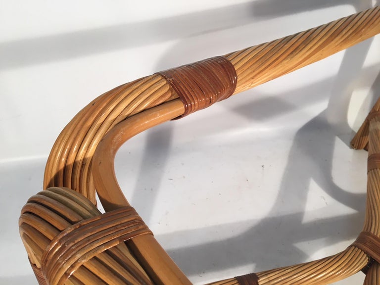 Twisted Rattan Dining Table Base at 1stDibs | rattan dining table bases ...