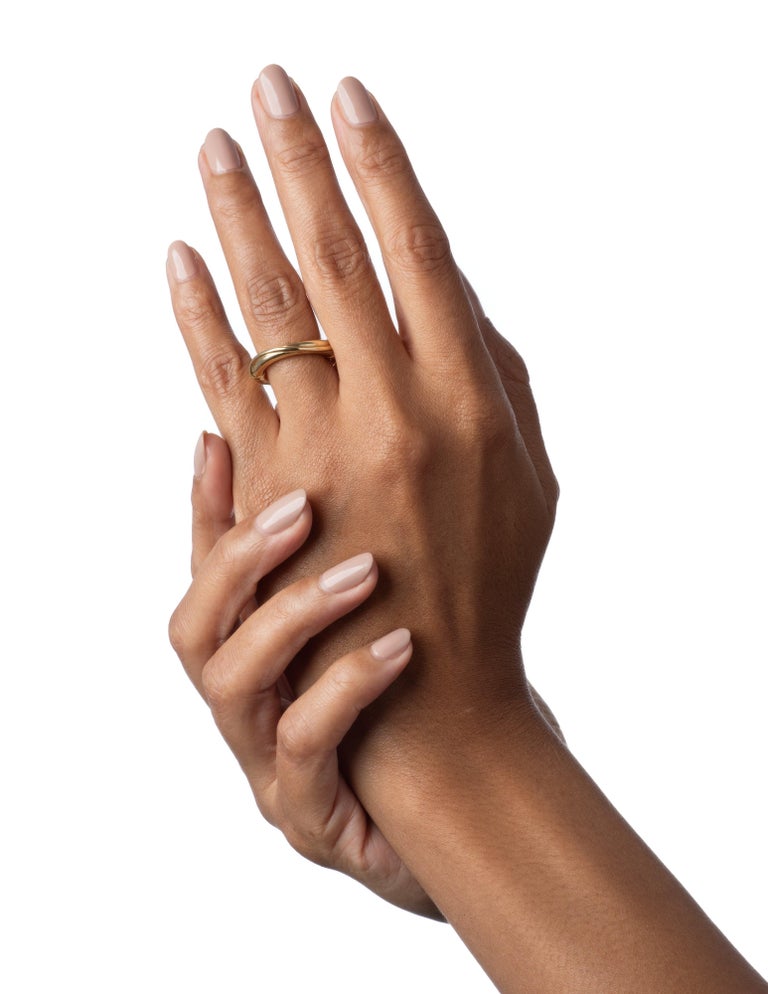 Customizable Twisted Wire 18k Gold Round Band For Sale at 1stDibs