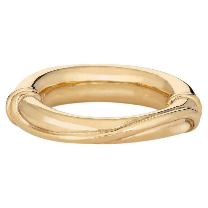 Customizable Twisted Wire 18k Gold Round Band For Sale at 1stDibs