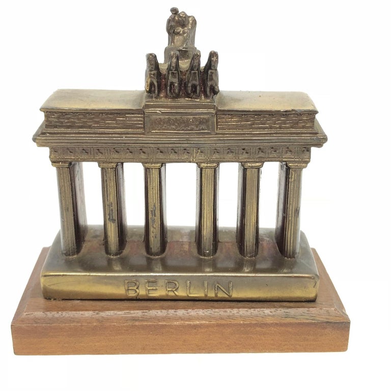 Two 1960s Souvenir Building Architectural Model Berlin Bear ...