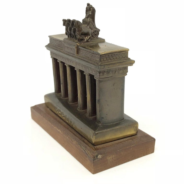 Two 1960s Souvenir Building Architectural Model Berlin Bear ...