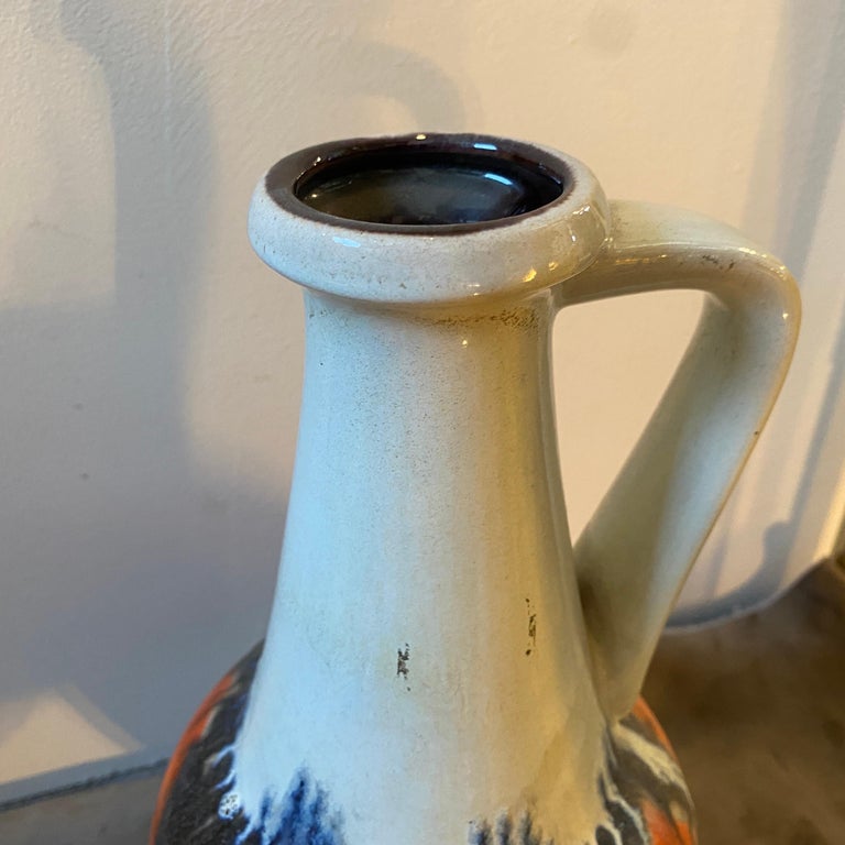 Two 1970s Mid-Century Modern Fat Lava Ceramic German Jugs For Sale at ...
