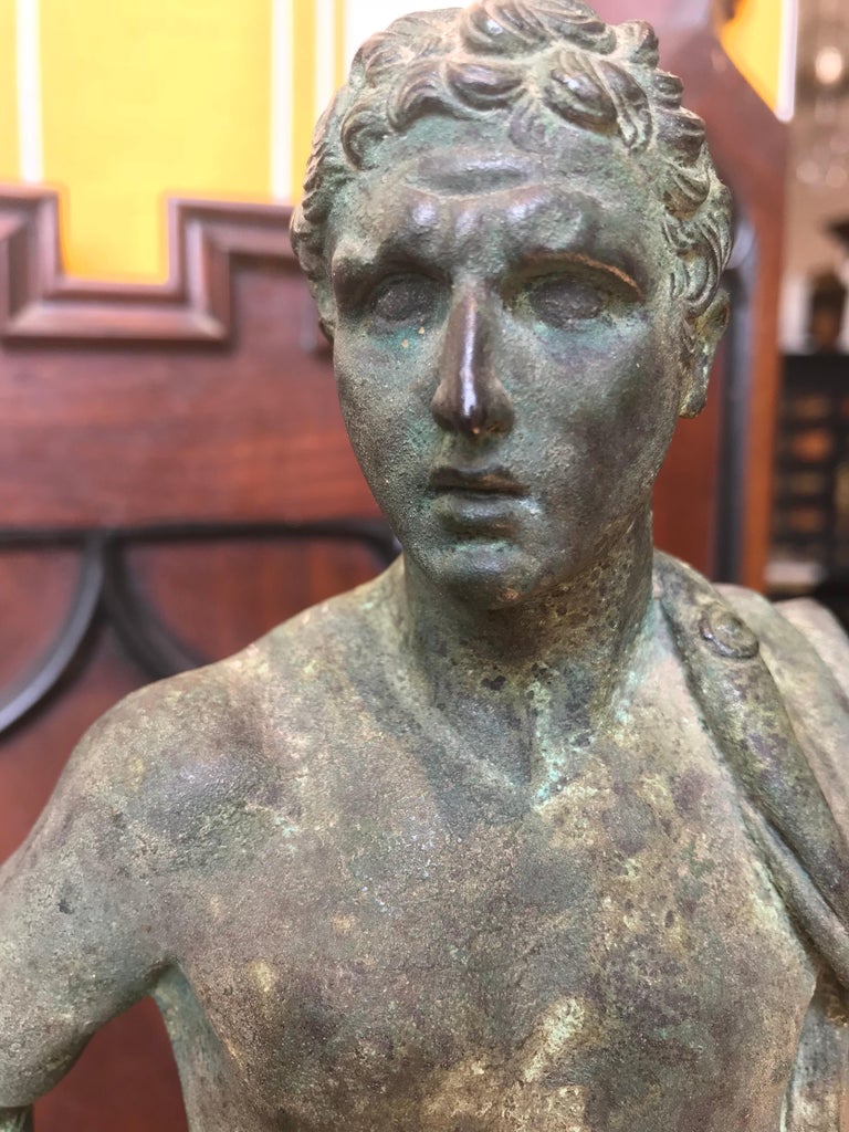 Two 19th Century Grand Tour Nude Male Statues of Roman Gods at 1stDibs
