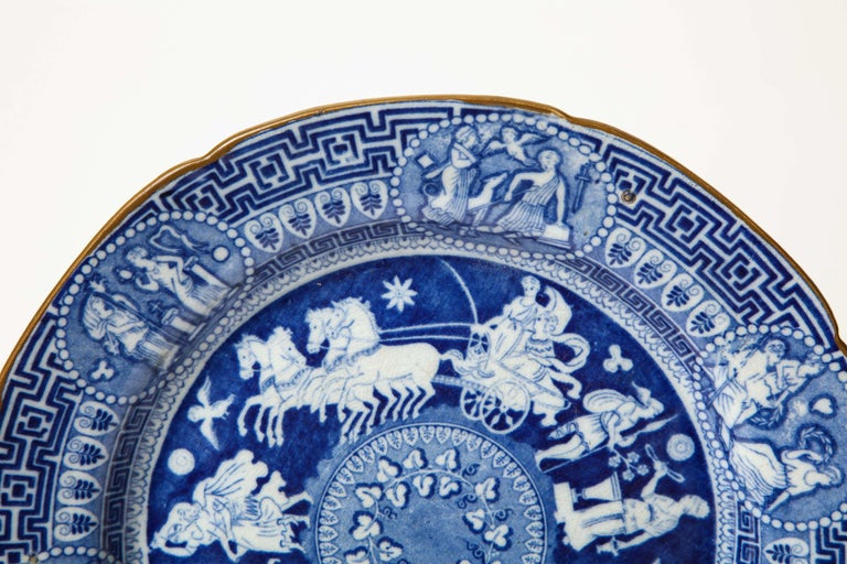 Two 19th Century Greek Pattern Plates For Sale at 1stDibs