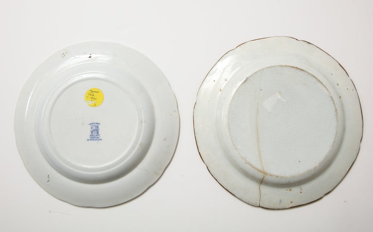 Two 19th Century Greek Pattern Plates For Sale at 1stDibs