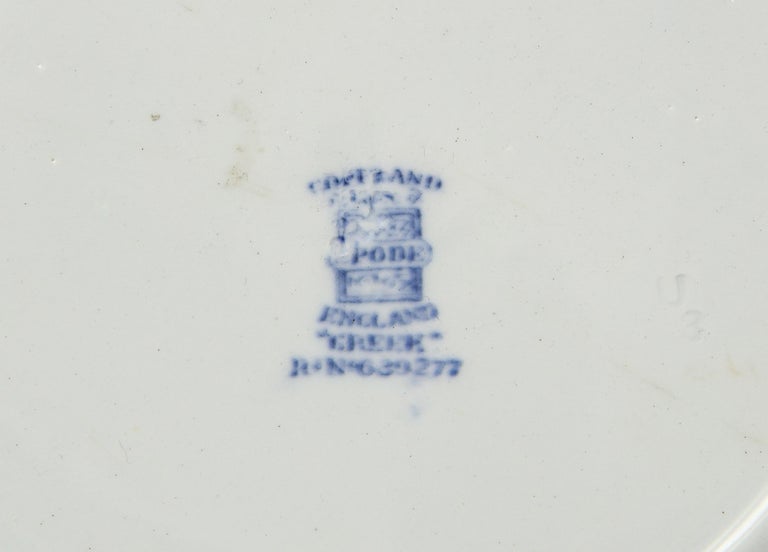 Two 19th Century Greek Pattern Plates For Sale at 1stDibs
