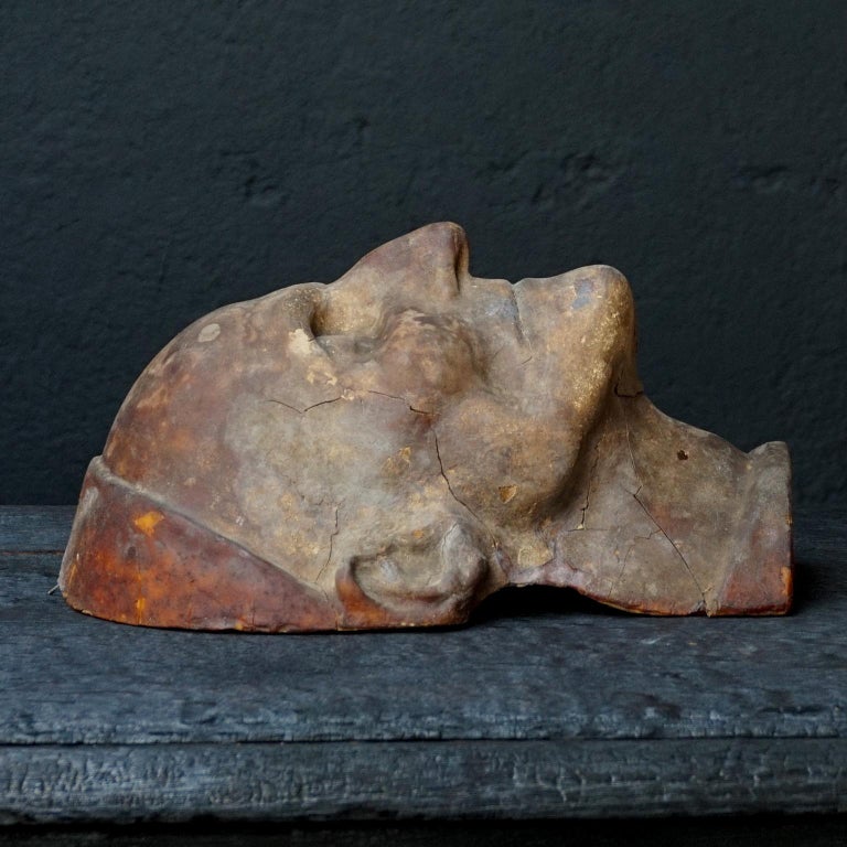 Two 19th Century Rare Wax Death Masks at 1stDibs | death mask for sale ...