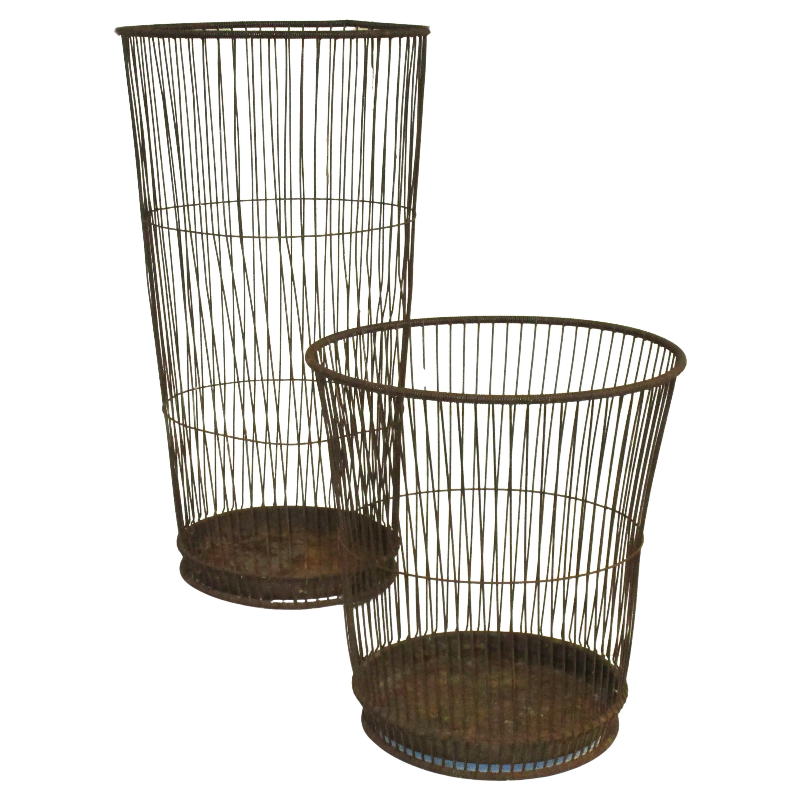 Antique French Wire Rectangular Garden Planters at 1stDibs | wire ...