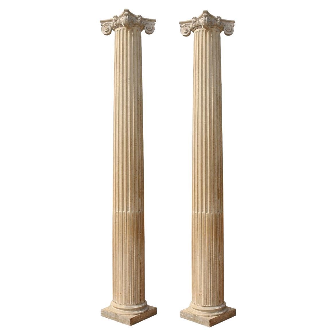 Antique American Folk Art Columns, 9 available For Sale at 1stDibs
