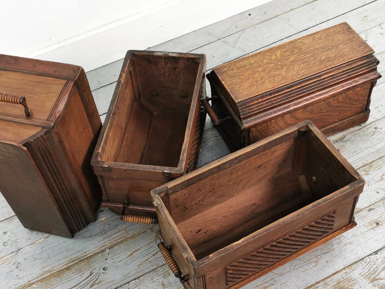 Two Antique Indoor Flower Window Box Planter from a Singer Sewing ...