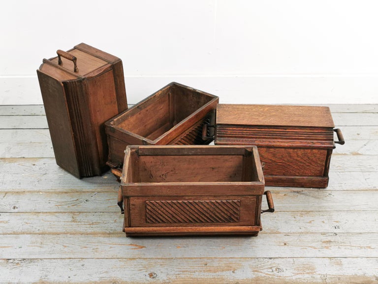 Two Antique Indoor Flower Window Box Planter from a Singer Sewing ...