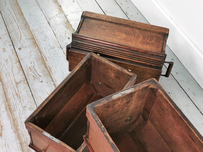 Two Antique Indoor Flower Window Box Planter from a Singer Sewing ...