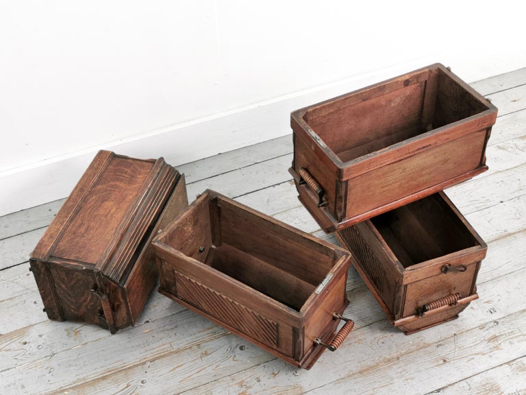 Two Antique Indoor Flower Window Box Planter from a Singer Sewing ...