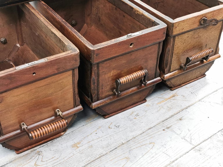 Two Antique Indoor Flower Window Box Planter from a Singer Sewing ...