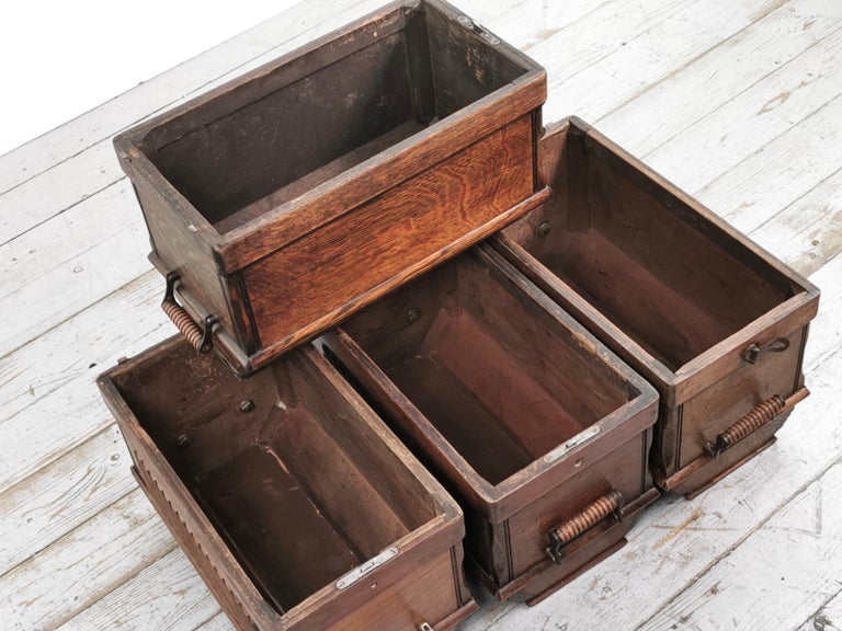 Two Antique Indoor Flower Window Box Planter from a Singer Sewing ...